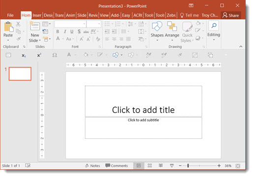 PowerPoint 2016 User Interface Color Options | The PowerPoint Blog