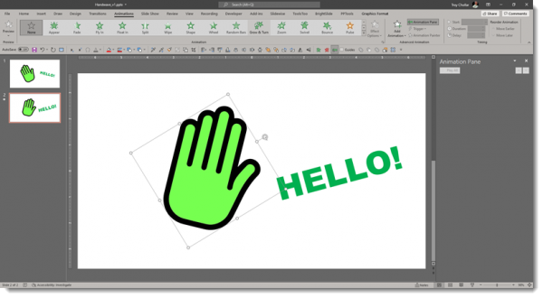 Create an Animated GIF from PowerPoint - with Transparent Background ...