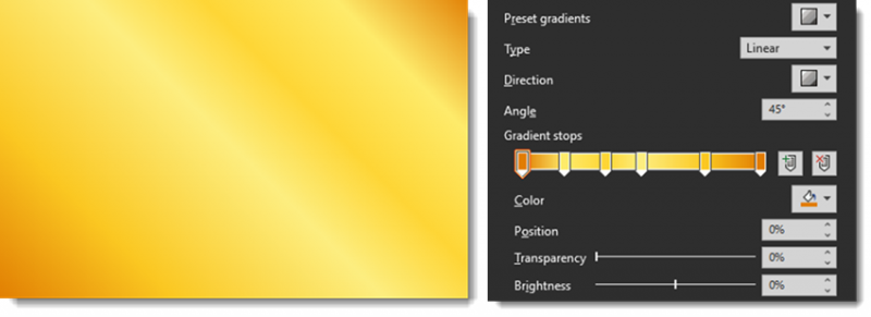 Metallic Gradients - The PowerPoint Blog