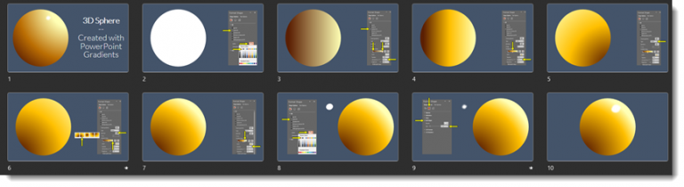 3D Sphere - Using PowerPoint Gradients! - The PowerPoint Blog